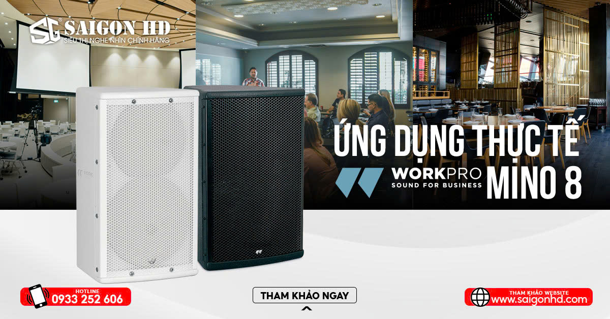 Khám Phá Loa WorkPro Mino 8 – Giải Pháp Âm Thanh Chuyên Nghiệp Cho Năm 2025 | SAIGON HD